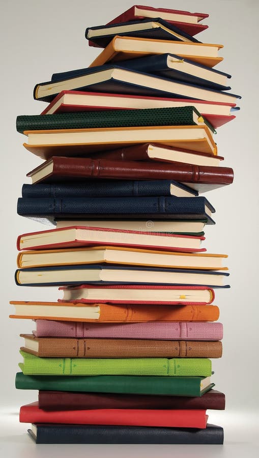 Pile of notebook stock image. Image of date, note, diary - 4546939