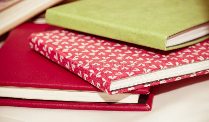 Pile of notebooks stock photo. Image of cover, information - 29999766