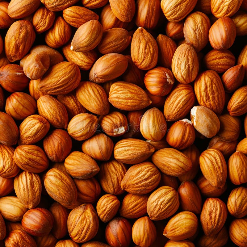 A Pile of Nuts that are All Different Sizes and Shapes Stock Photo ...