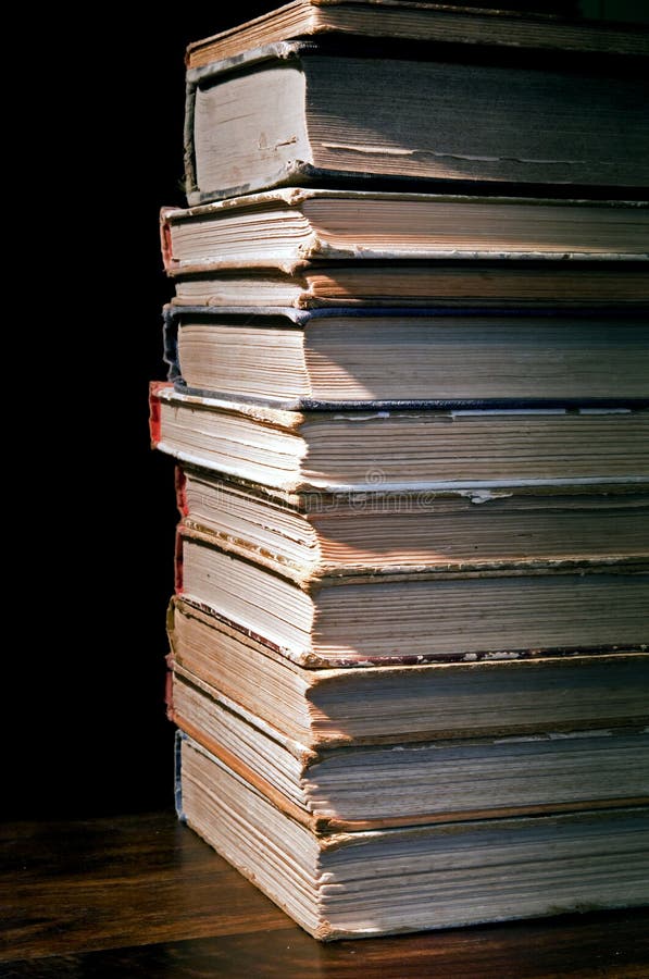 Pile of old books stock photo. Image of literacy, reading - 28080020