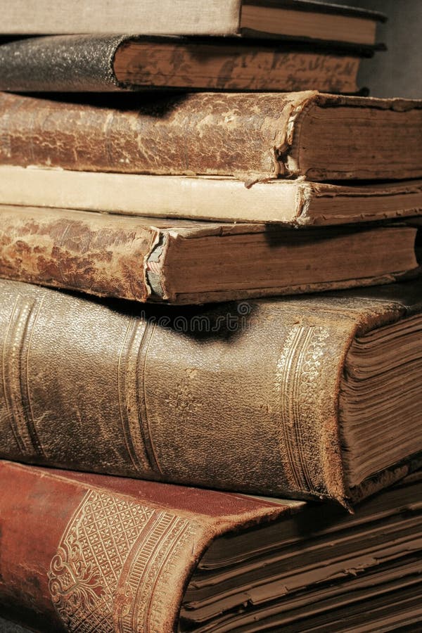 Pile of old books stock photo. Image of obsolete, historical - 814596