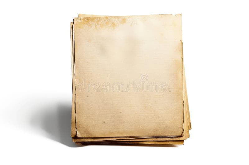 A Pile of Old Documents and Papers Stacked on Top of Each Other Stock ...