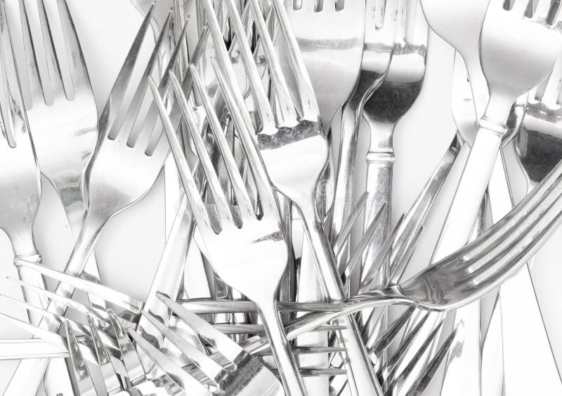 Pile of old forks stock photo. Image of fork, dinner - 224070912