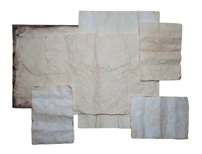 Pile of old paper sheets stock photo. Image of design - 65188834