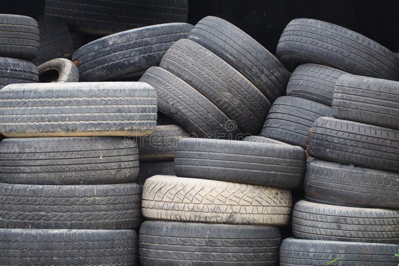 Pile of old tires stock photo. Image of rubber, material - 77330570