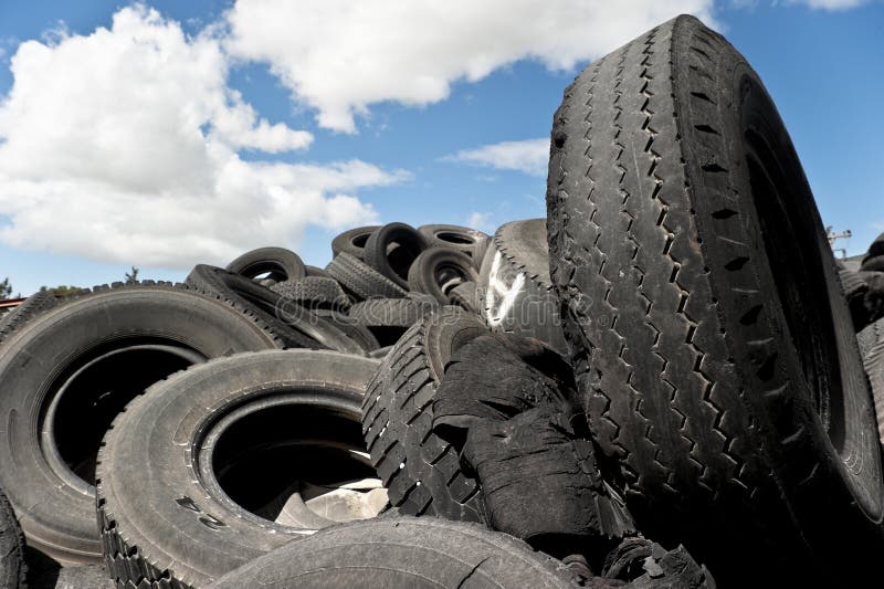Pile of tires stock photo. Image of close, heap, yard - 30220968