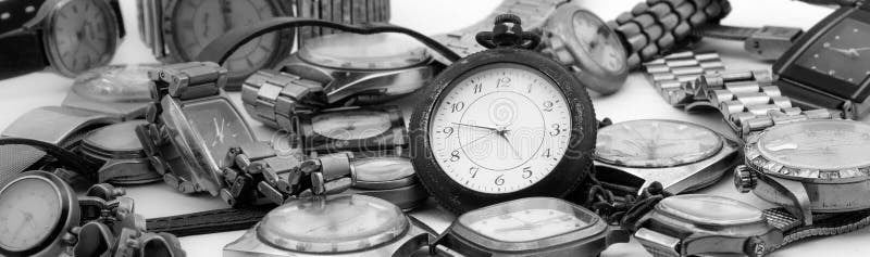 Old Watches stock image. Image of hours, deadline, countdown - 568789