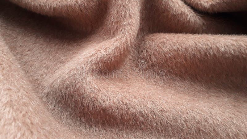 Pile Overcoat Beige Fabric. Alpaca, Wool Stock Photo - Image of pure ...