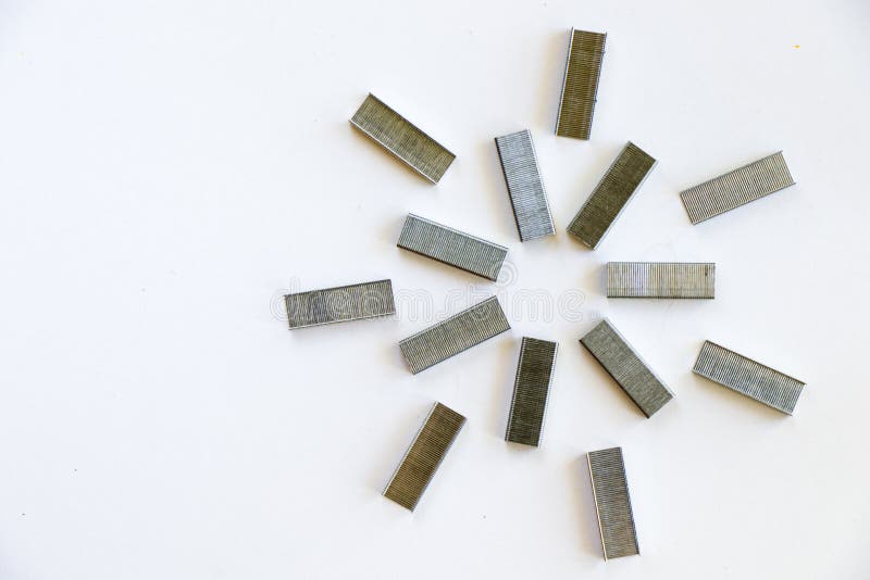Paper staples stock image. Image of horizontal, staples - 31323