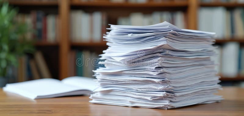 Pile Documents Office Background Stock Illustrations – 3,445 Pile ...