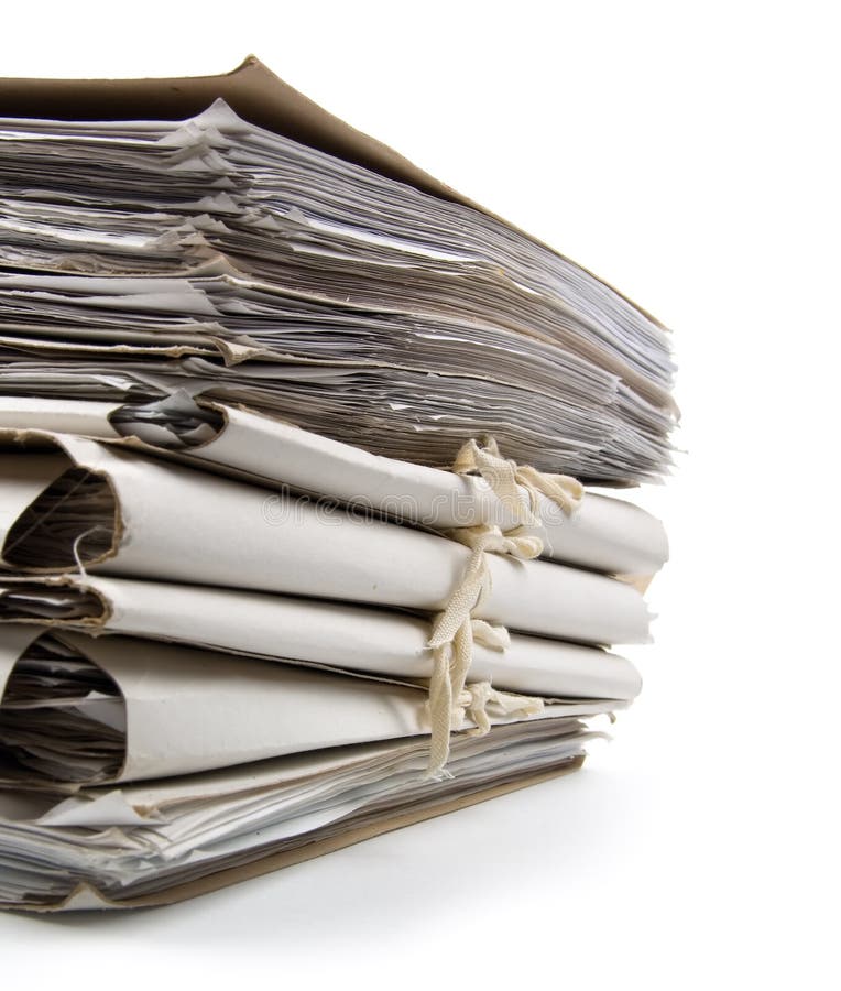 Pile of paper stock image. Image of file, college, office - 8730761