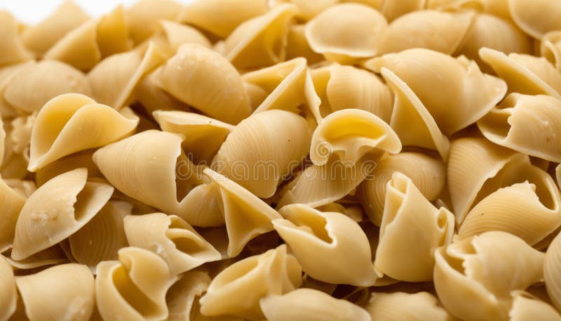A pile of pasta shells stock illustration. Illustration of dish - 304485459