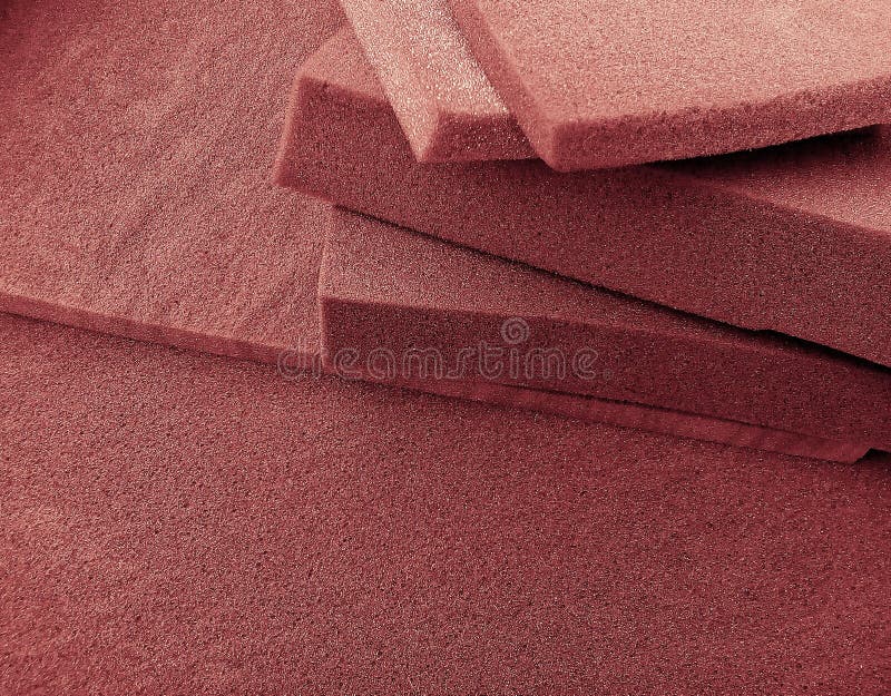 Pile of Pastel Red Foam Material Stock. Stock Image - Image of colors ...