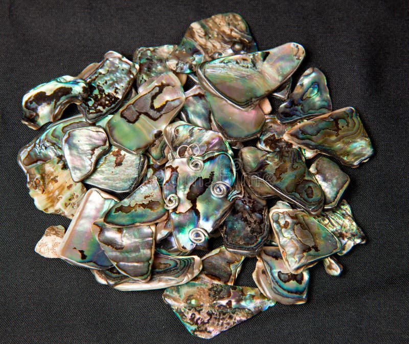 Pile of Paua shells stock photo. Image of jewelery, pearl - 14935916
