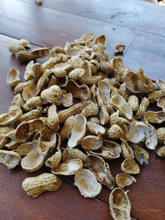 Pile of Peanut Shells without Filling Stock Image - Image of food ...