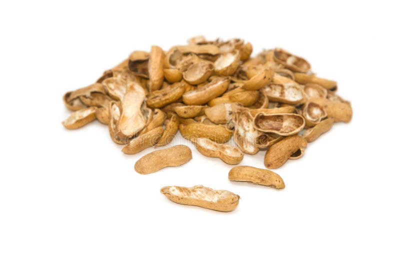 Pile of peanut shells stock image. Image of bumpy, food - 36668217