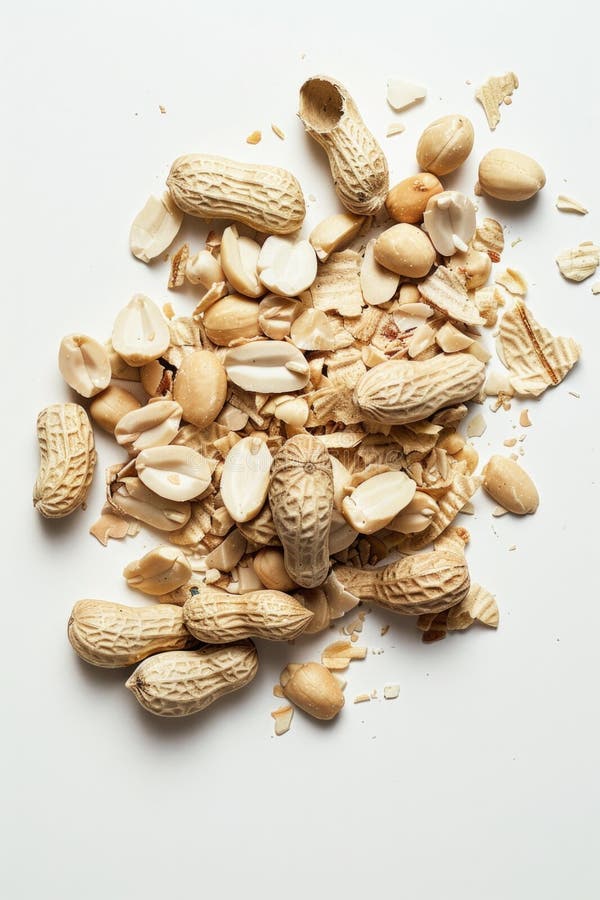 A Pile of Peanuts Sitting on a Table, Ready for Snacking or Decoration ...