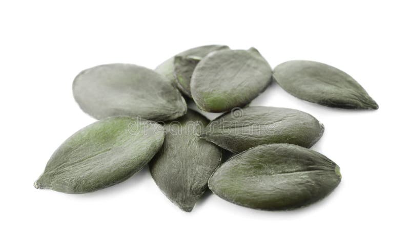 Pile of Peeled Pumpkin Seeds Isolated Stock Photo - Image of autumn ...
