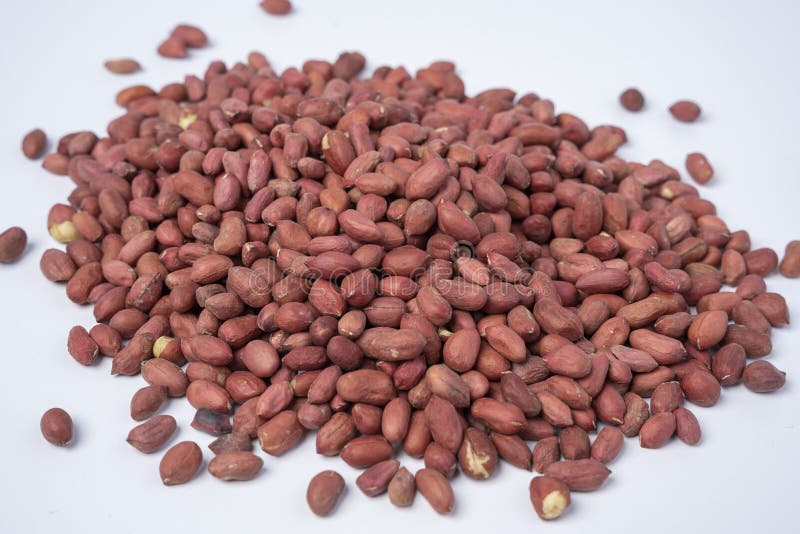 A Pile of Peeled Raw Peanuts. Peanuts without Shells, Healthy Food ...