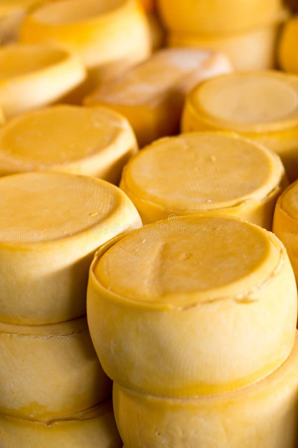 Pile of Peru Cheese on the Cusco Cheese Market Stock Photo - Image of ...
