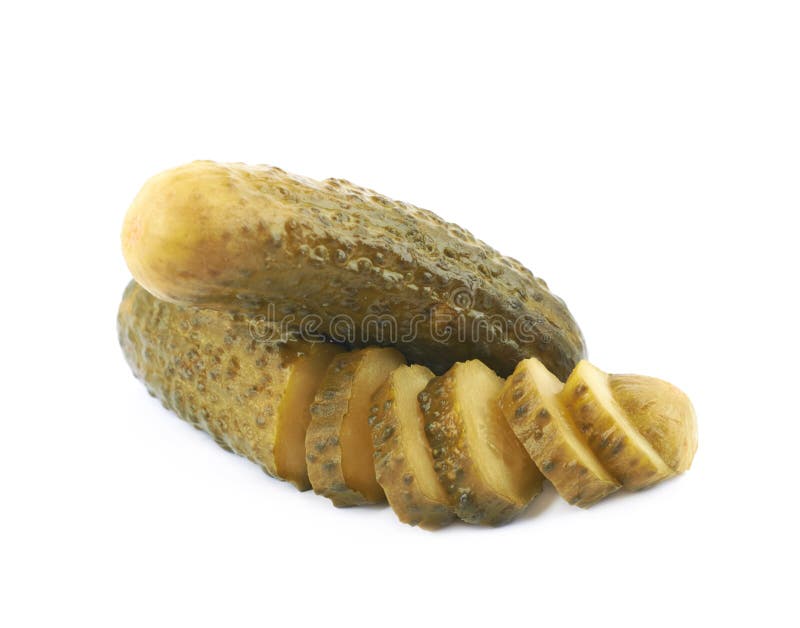Pile of pickles isolated stock image. Image of healthy - 121933845