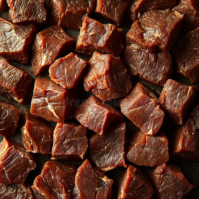 Pieces of Beef. Cooking Meat for Minced Meat. Beef Fillet on the Table ...