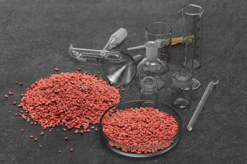 Pile of Pink Fertilizer for Plants Stock Photo - Image of gardening ...