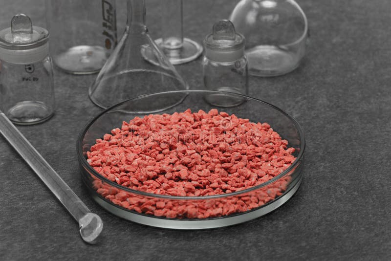 Pile of Pink Fertilizer for Plants Stock Image - Image of cultivated ...