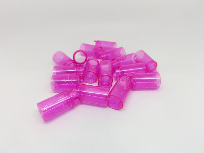 Pile of Pink Transparent Marble Run Track Tubes Stock Photo - Image of ...
