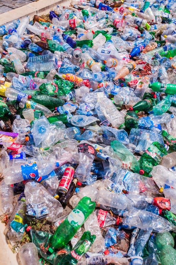 Plastic bottle waste editorial photo. Image of material - 224878696