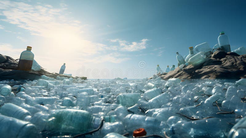 Pile of Plastic Bottles,environmental Problem Concept Stock Photo ...