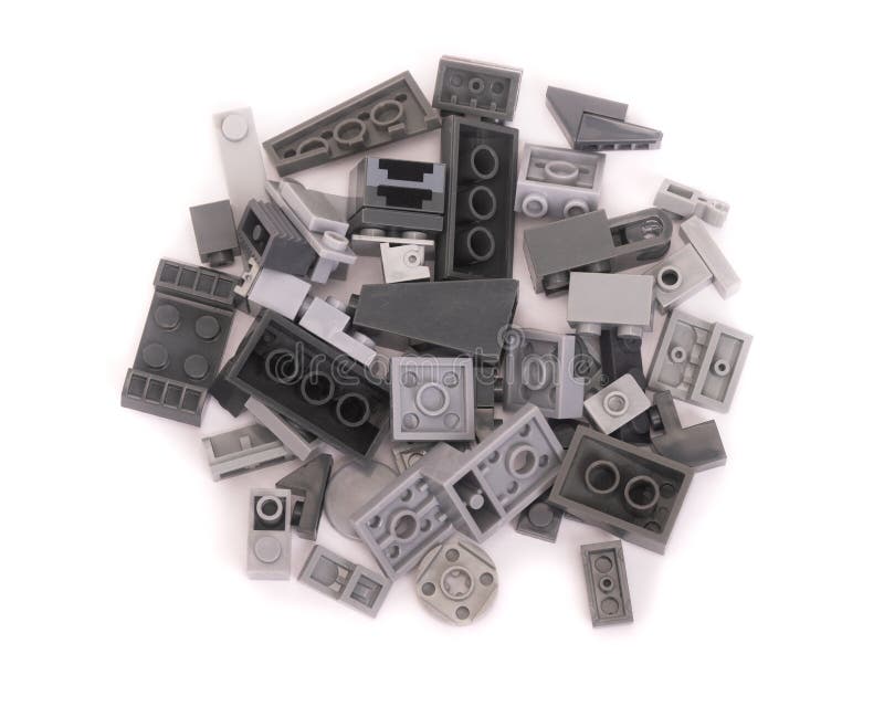 Pile of Plastic Construction Kit Parts Stock Image - Image of element ...