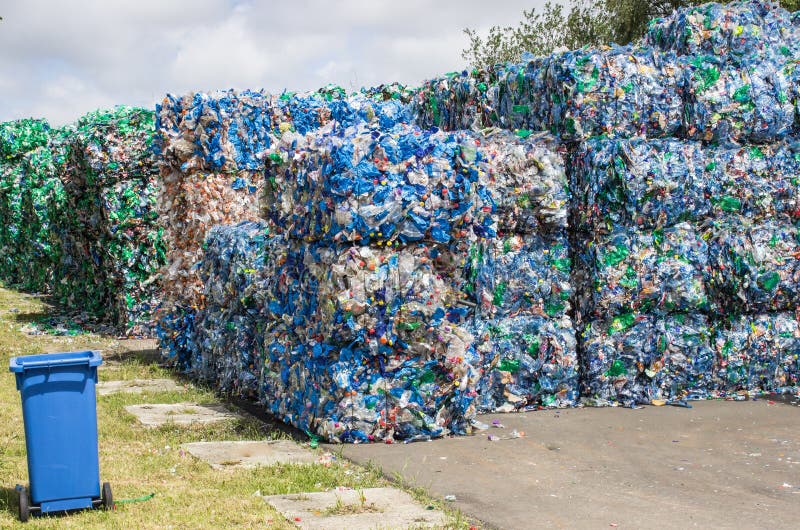 Pile of Plastic Waste for Recycling Stock Photo - Image of container ...