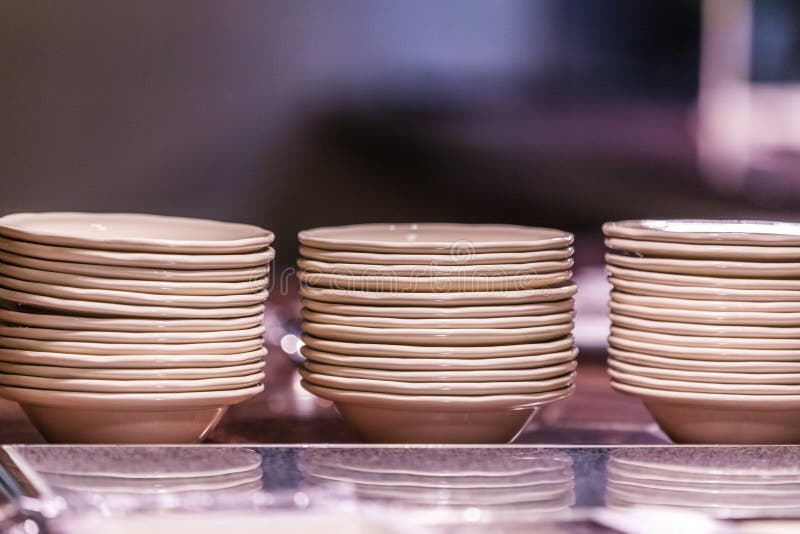 Pile of plates stock image. Image of main, breakfast - 70871193