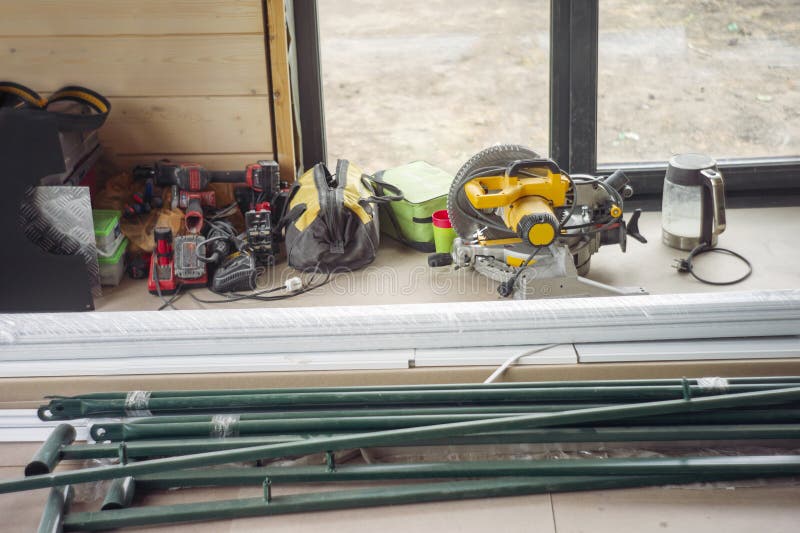 Pile of power tools stock photo. Image of abandoned - 278701130