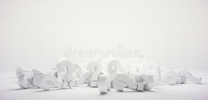 QUESTIONS Colorful Overlapping Question Marks Banner Stock Vector ...