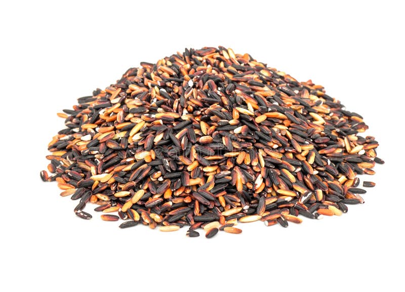 Black wild rice stock image. Image of east, grained - 121958599