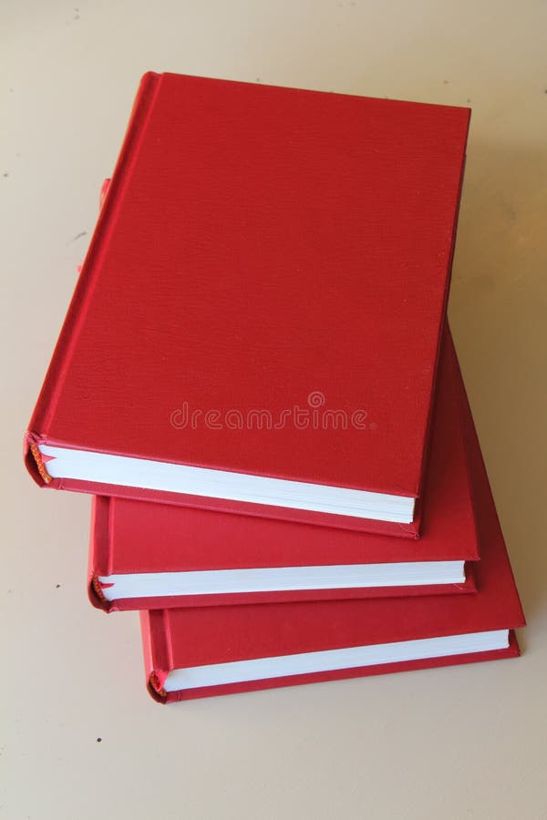 Pile of red books stock image. Image of university, cover - 92487493