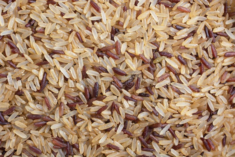 Pile of red brown rice stock photo. Image of ingredient - 182520618