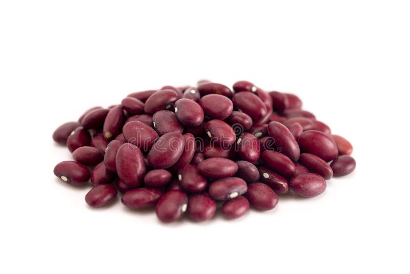 PIle of Red Kidney Beans Isolated on a White Background Stock Image ...