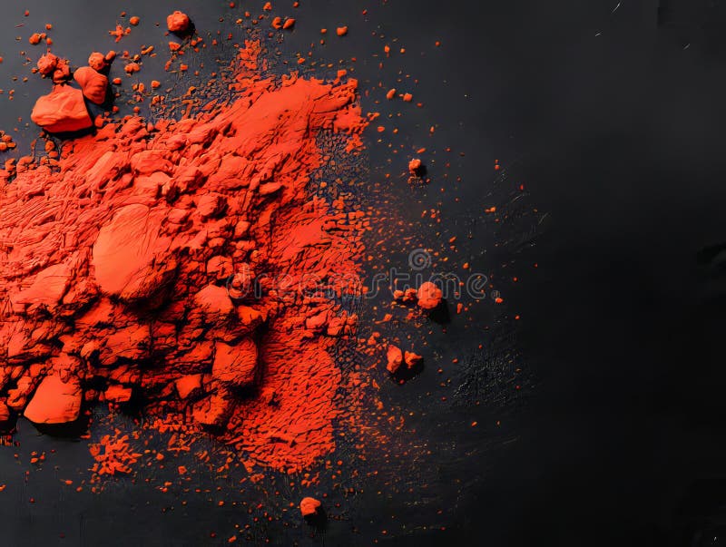 Vibrant Red Powder Pile Dark Surface Stock Photos - Free & Royalty-Free ...
