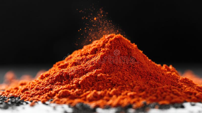Pile Red Powder Sits Top Table Stock Photos - Free & Royalty-Free Stock ...