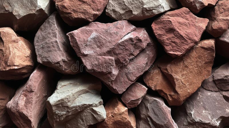 Pile Red Rocks Stacked Top Each Other Stock Photos - Free & Royalty ...