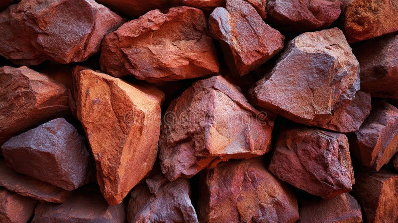 Pile Red Rocks Stacked Top Each Other Stock Photos - Free & Royalty ...