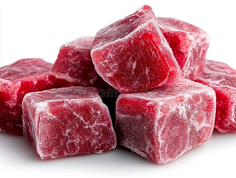 Pile Red Sugar Cubes White Surface Stock Photos - Free & Royalty-Free ...