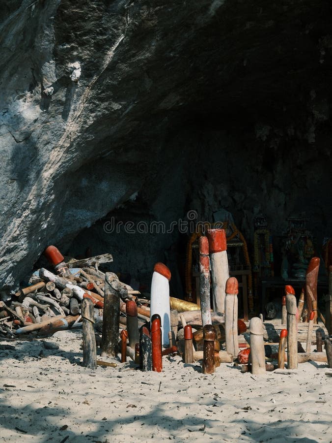 A Pile of Red and White Objects, Including Some that Look Like Sticks ...