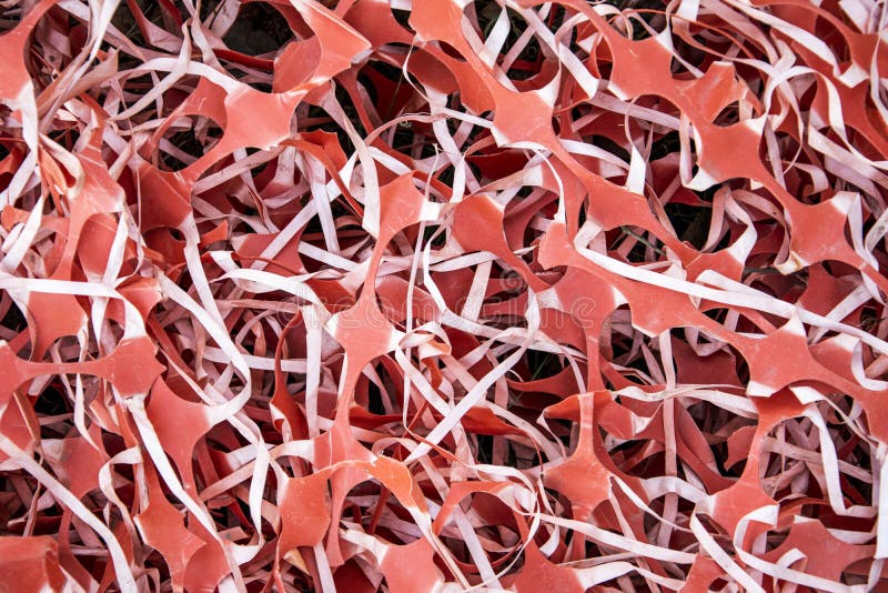 Plastic strips. stock photo. Image of heap, group, manufacture - 199379614
