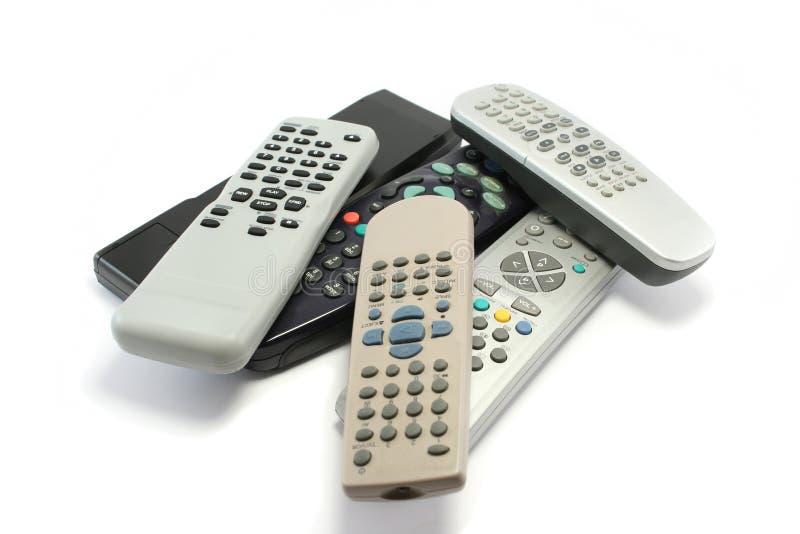 Pile of Remote Controllers stock image. Image of luxuries - 2032187
