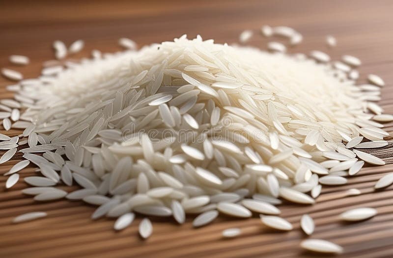 A pile of rice, front view stock illustration. Illustration of cuisine ...