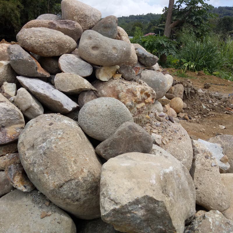 Pile of Rock stock image. Image of ruins, geology, stream - 201444653
